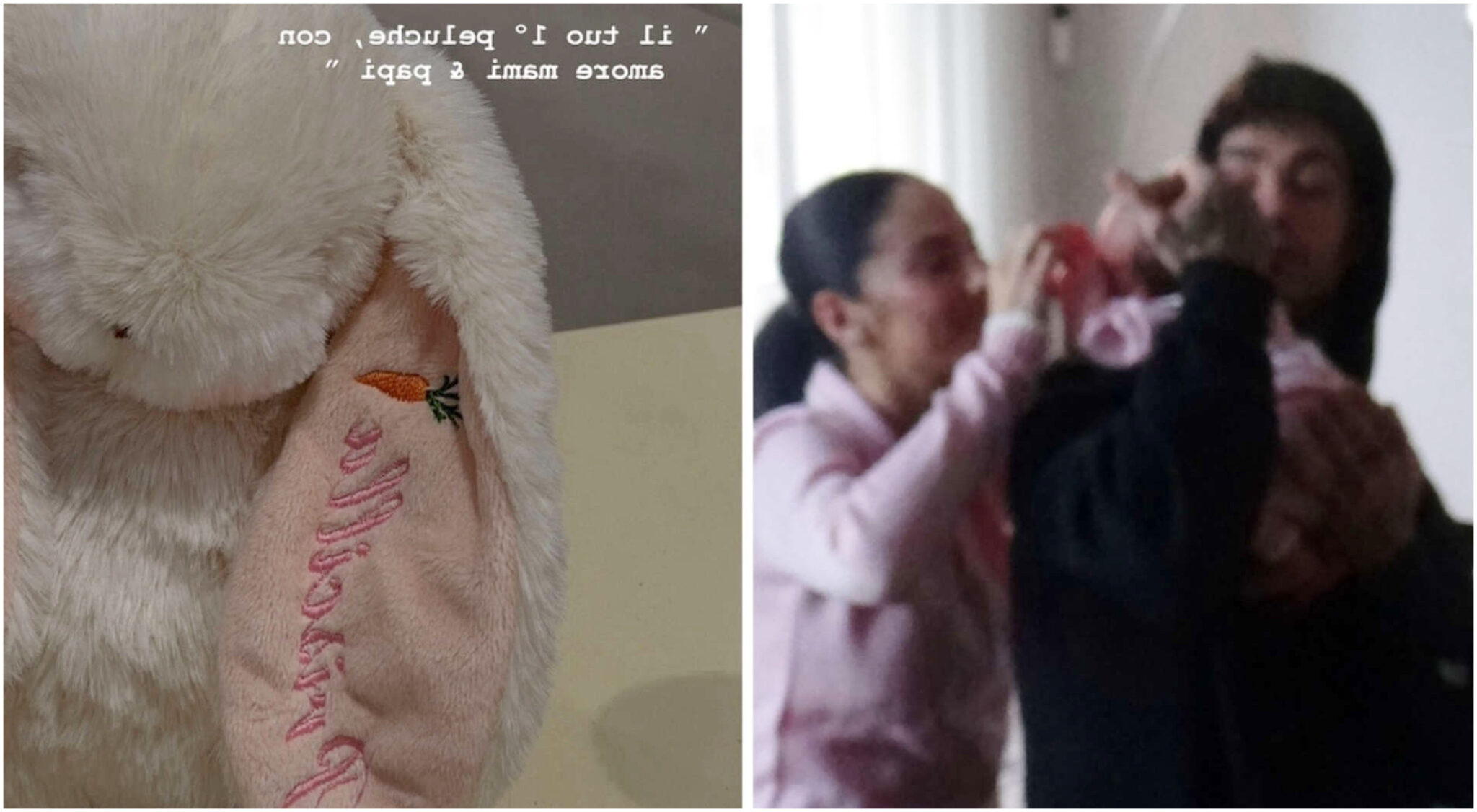 Giulia De Lellis e Tony Effe festeggiano i tre mesi della figlia ...