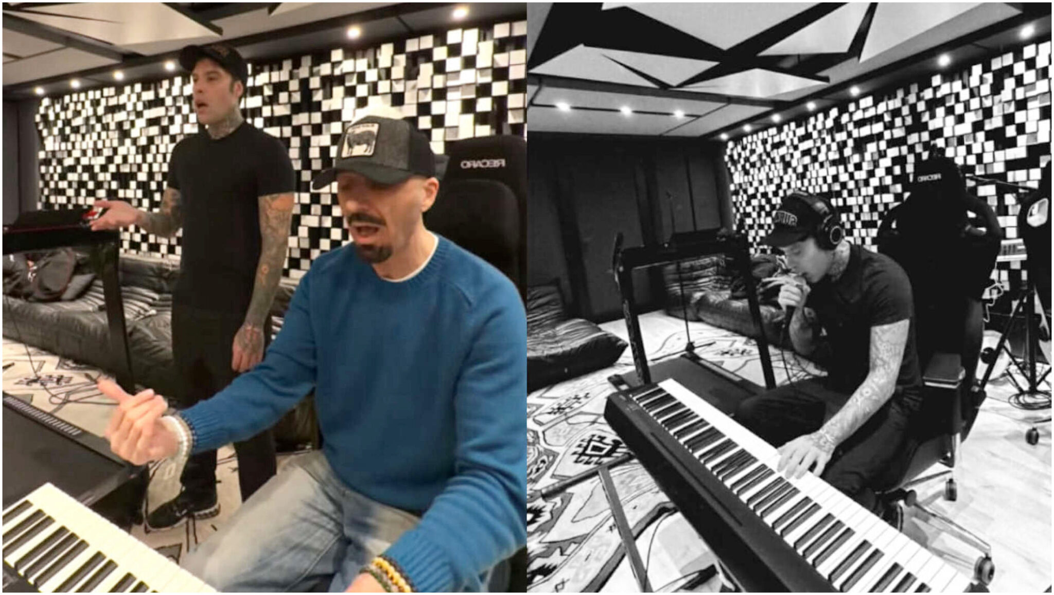 Luca Jurman collabora alla preparazione di Fedez in vista del Festival ...